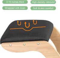 China Ergonomic Kneeling Rocking Knee Chair Modern Upright Posture Chair for Home Stool Ottoman for sale