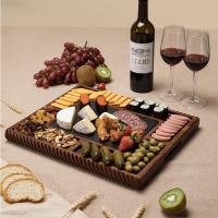China Serve Your Cheese in Style with Our Double-Sided Slate and Stainless Steel Cutlery Set for sale