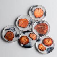 China Epoxy Resin and Wood Coasters with Customized Multi Functional Design Printing burned for sale
