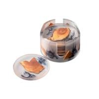 China Eco Friendly Custom Crystal Resin Cup Coasters in Latest Classical/Post-modern Style for sale