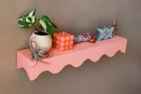 China Montessori Floating Shelves Preassembled Kids Scalloped Shelves for Baby Nursery for sale