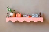 China Montessori Floating Shelves Preassembled Kids Scalloped Shelves for Baby Nursery for sale