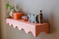 China Montessori Floating Shelves Preassembled Kids Scalloped Shelves for Baby Nursery for sale