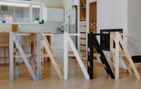 China Foldable Learning Step Stool Common Size or Custom Montessori Furniture Helper Tower for sale