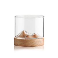 China 3D Carving Black Walnut Beech Wooden Cup Mat Coaster for Modern Style Creative Design for sale