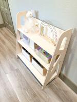 China Kids Room Storage Montessori Wooden Toy Storage for Playroom and Nursery Furniture for sale