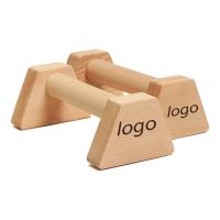 China Wooden Parallettes Push Up Bars PowerBars for Indoor Fitness Durable Handstand Trainer for sale