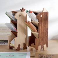 China Custom Wood Multi-Layer Desk Pen Pencil Stand for Office and Study Organization for sale