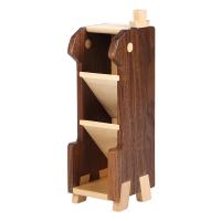China Custom Wood Multi-Layer Desk Pen Pencil Stand for Office and Study Organization for sale