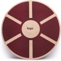 China Eco-friendly Wooden Wobble Balance Board for Versatile Balance Training and Home Decor for sale