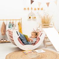 China Mail Packing Y Playroom Gym Climber Natural Wood Climbing Arch for Kids Learning Toy for sale