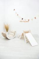 China Mail Packing Y Playroom Gym Climber Natural Wood Climbing Arch for Kids Learning Toy for sale