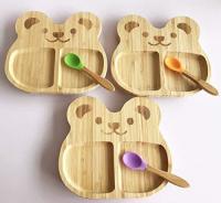 China Wooden Suction Plate The Perfect Way to Introduce Solid Foods to Your Baby and Toddler for sale