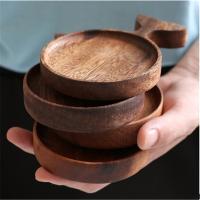 China Minimalist Style Acacia Walnut Beech Wooden Coaster for Coffee Cup from Custom Design for sale