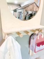 China Montessori Shelf Toddler Mirror for Kids Entryway and Self Care in Hotel Home Bathroom for sale