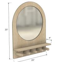 China Montessori Shelf Toddler Mirror for Kids Entryway and Self Care in Hotel Home Bathroom for sale