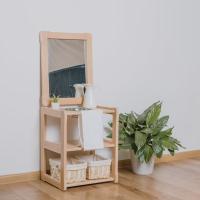 China Kids Learning Toy Eco-friendly Child Montessori Washbasin with Mirror and Extra Board for sale