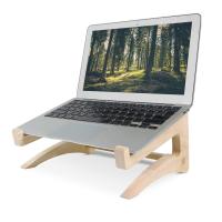 China Wooden Laptop Stand for Desk 11-14 Inch Compatible Detachable Notebook Holder Mount for sale