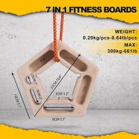 China Portable Hangboard Rock Climbing Holds Perfect for Kids Learning Toy and Arm Training for sale