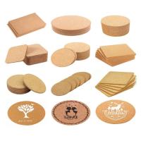 China Table Decoration Accessories Must-Have Eco-Friendly Wood Cup Mat Custom Cork Coasters for sale