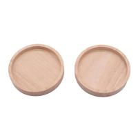 China Custom Stain Color Coasters Sustainable Round Beech Wood Drink Mats for Protection for sale