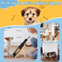 China Household Wooden Dog Nail Care Scratch Pad with Snack Box Free Sample Charge for sale