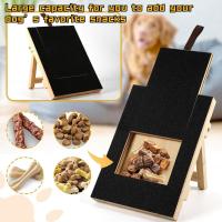 China Household Wooden Dog Nail Care Scratch Pad with Snack Box Free Sample Charge for sale