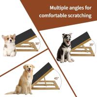 China Cat/Dog Scratch Pad with Removable Cover and Adjustable Nail File in Different Angle for sale