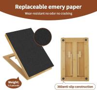 China Cat/Dog Scratch Pad with Removable Cover and Adjustable Nail File in Different Angle for sale