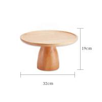 China 25x39cm Customized Designs Oak Wood Biscuit Cake Dessert Stand for Afternoon Tea Time for sale
