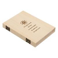 China Wooden Couples Photo Frame with Customized Laser Engraved Personalized Text for sale
