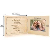 China Colours Print Method Custom Solid Wooden Photo Frame for Simple Style Tabletop Display for sale