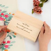 China Colours Print Method Custom Solid Wooden Photo Frame for Simple Style Tabletop Display for sale