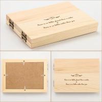 China Colours Print Method Custom Solid Wooden Photo Frame for Simple Style Tabletop Display for sale