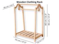 China Stylish and Functional Toddler Wardrobe Modern Design Workshop Dressing Up Rail Closet for sale