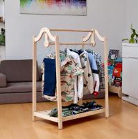 China Stylish and Functional Toddler Wardrobe Modern Design Workshop Dressing Up Rail Closet for sale