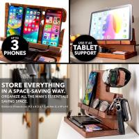 China Personalized Light Wooden Phone Holder with Competitive and Customized Logo Acceptable for sale