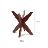 China Custom Wood 3 Tiers Cake Fruit Display Stand with Metal Frame Add a Touch of Elegance for sale