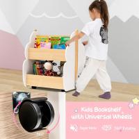 China Children Bookcase Wooden Book Rack for Toddler Book Storage on Living Room Furniture for sale