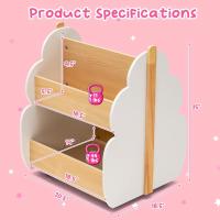 China Children Bookcase Wooden Book Rack for Toddler Book Storage on Living Room Furniture for sale