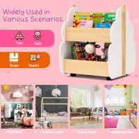 China Children Bookcase Wooden Book Rack for Toddler Book Storage on Living Room Furniture for sale