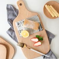 China Accepeted Custom Size Black Walnut Wooden Bread Board for Fruits and Serving 40x23cm for sale