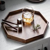 China Customized Logo Accepted Delicate Nordic Style Wooden Craft Tray 40.5x18.5x2cm for sale