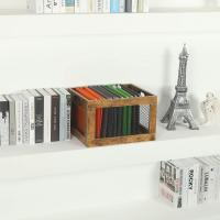 China Wooden Record Holder for Storage Classic Cube Record Organizer Storage As your request for sale