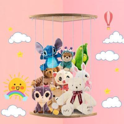 China Cabinet Toy Storage for Toddler Play Room Stuffed Animal Corner Organizer for sale