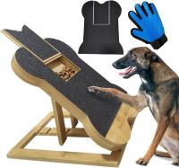 China Dog Nail Scratch Board with Treat Box Bone Shaped Dog Scratching Pad for Nails Paws OEM for sale