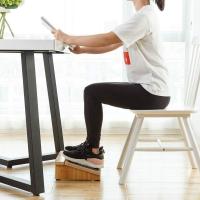 China Ergonomic Wooden Step Stool for Posture Support Under Desk in Home and Office Chairs for sale