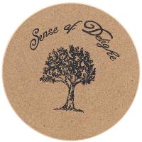 China CLASSIC Design Cork Wood Cup Coasters for Stocked Custom Constellation MDF Mats for sale