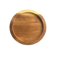 China 10cm Acacia Cup Holder Mat Made from 100% Natural Material for Classic Design Style for sale