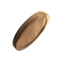 China 10cm Acacia Cup Holder Mat Made from 100% Natural Material for Classic Design Style for sale